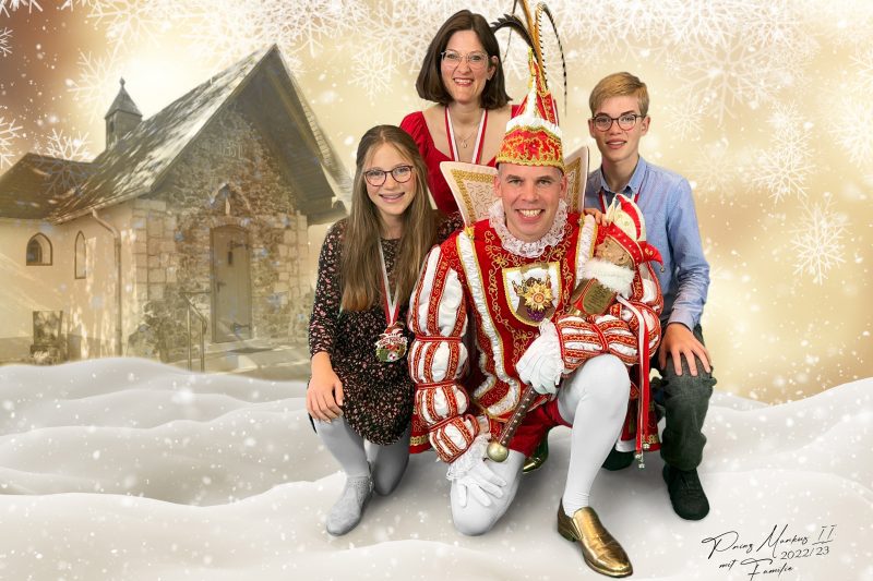 Prinz Markus der II. lädt ein zum Karnevalszug in Schalkenbach ...